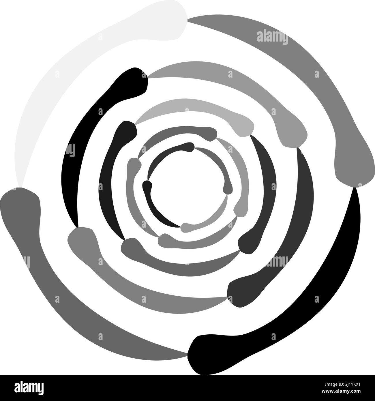 Abstract cicular geometric circle vector design element - stock vector ...