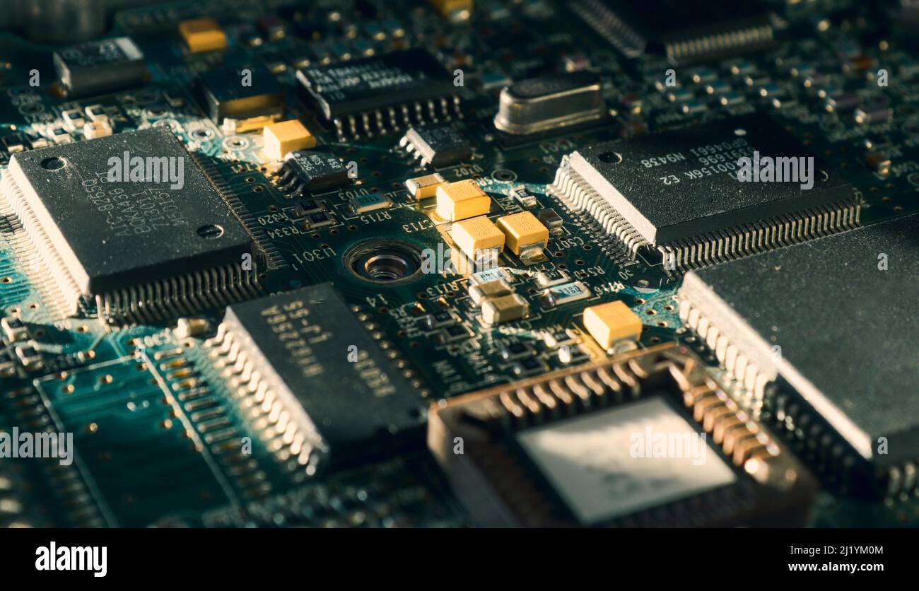 Futuristic microcontroller hi-res stock photography and images - Alamy
