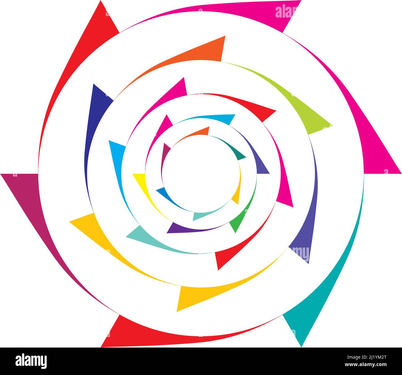 Abstract cicular geometric circle vector design element - stock vector ...