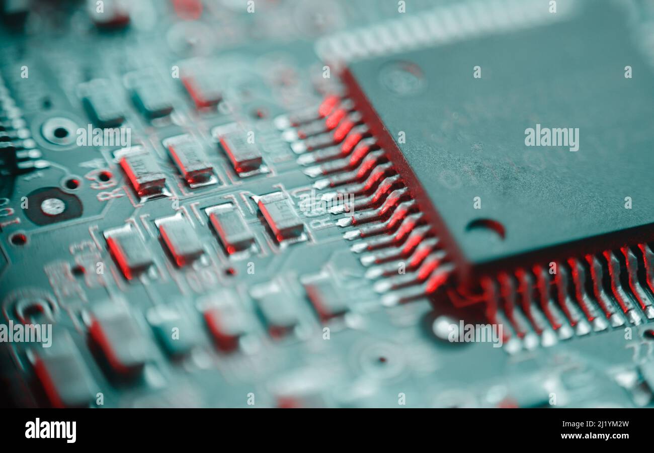 Futuristic microcontroller hi-res stock photography and images - Alamy