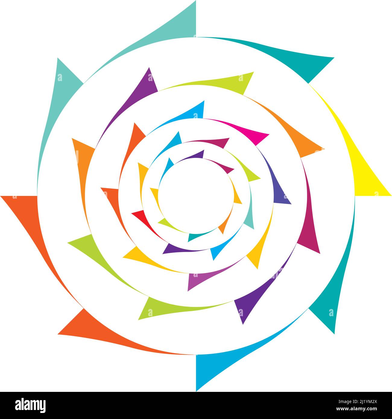 Abstract cicular geometric circle vector design element - stock vector ...