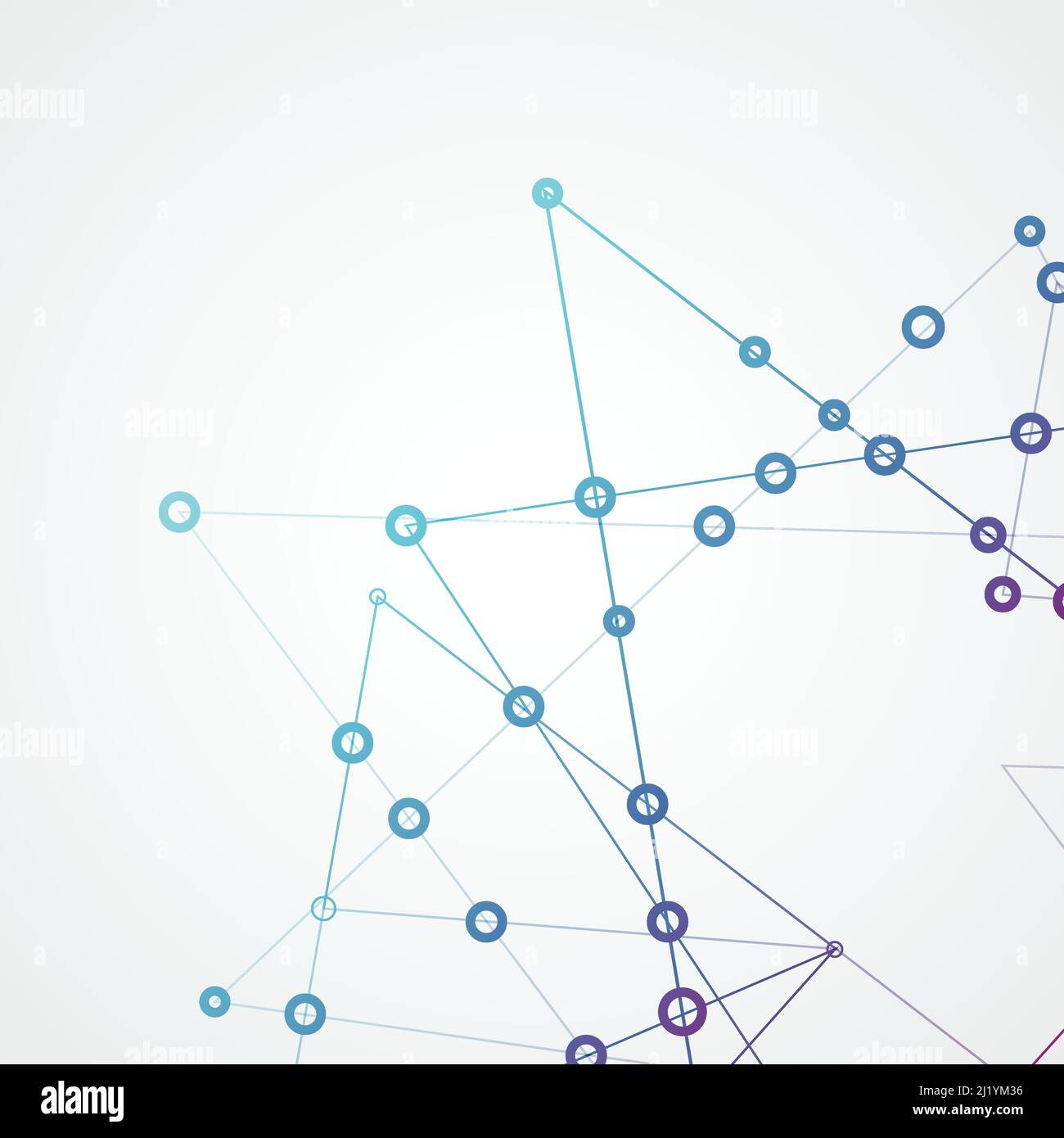 Network background with connecting points and circles Stock Vector ...