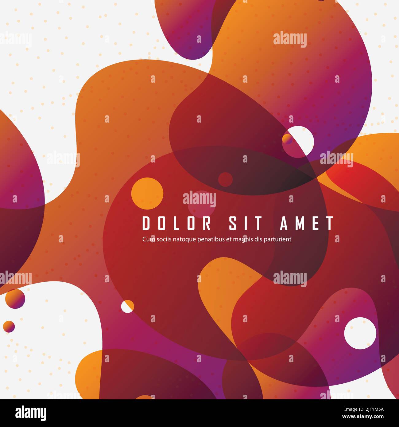 Abstract round shapes vector background Stock Vector Image & Art - Alamy