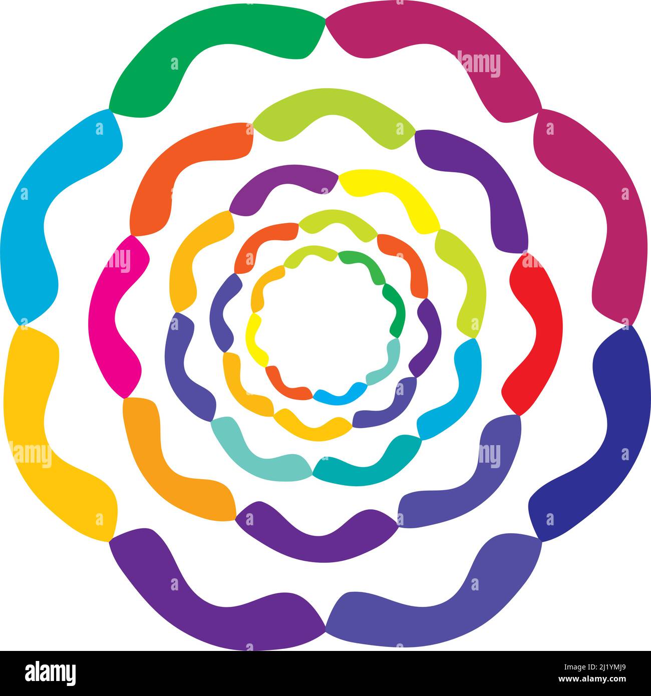Abstract cicular geometric circle vector design element - stock vector ...