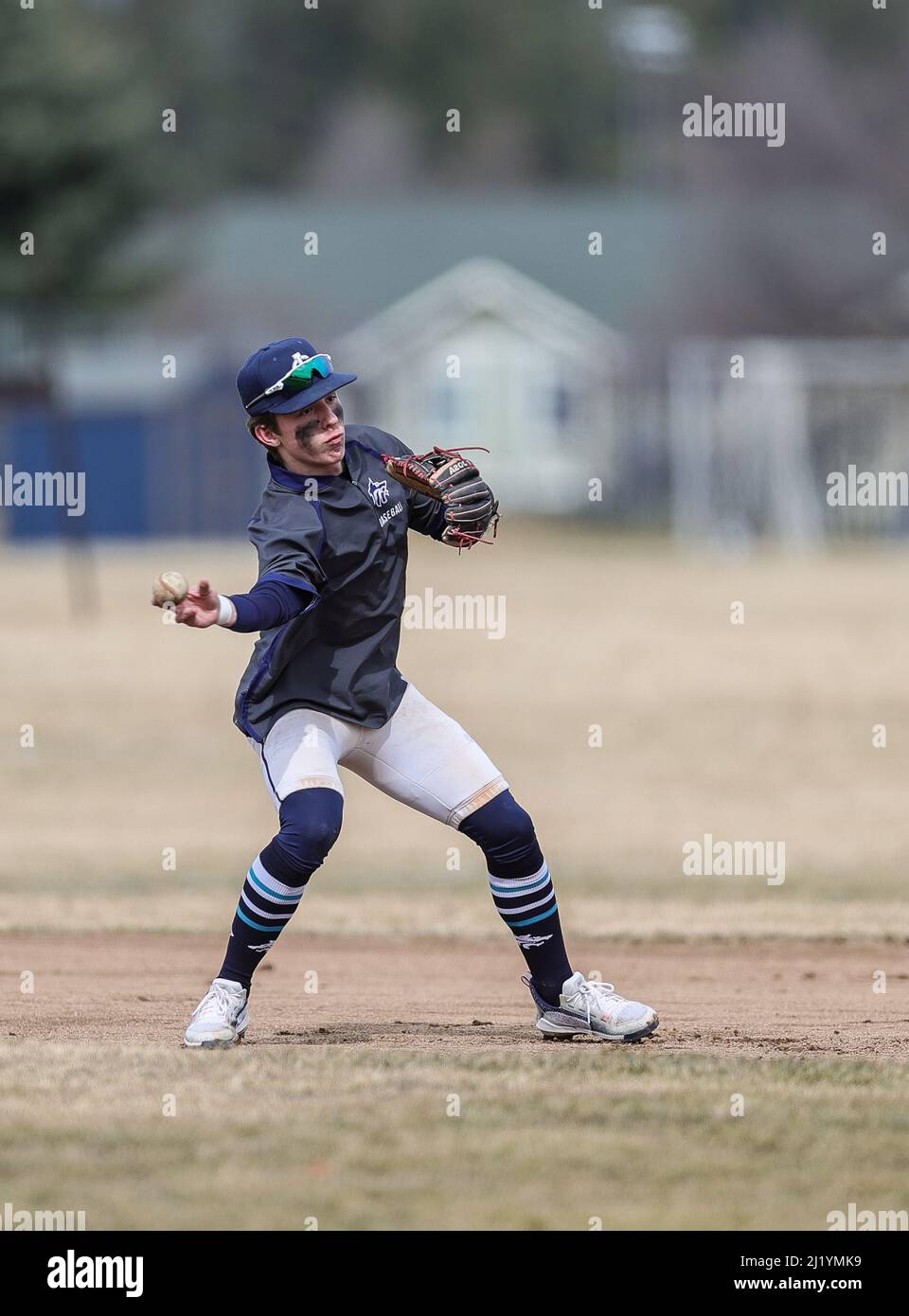 Baseball action with Mount Spokane vs Lake City in Coeur d'Alene, Idaho ...