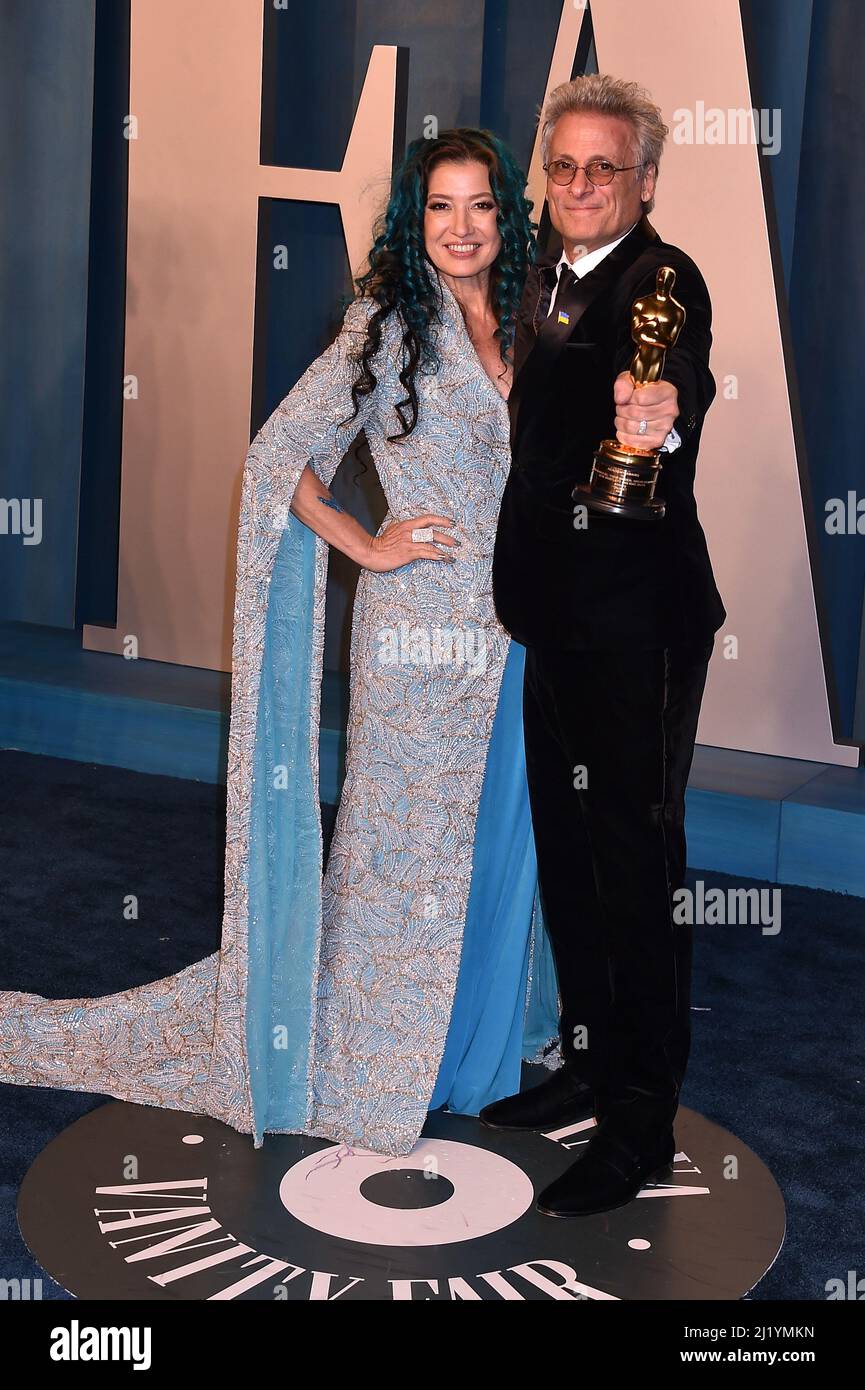 Beverly Hills, Ca. 27th Mar, 2022. Ann Mangini, Mark Mangini at the ...