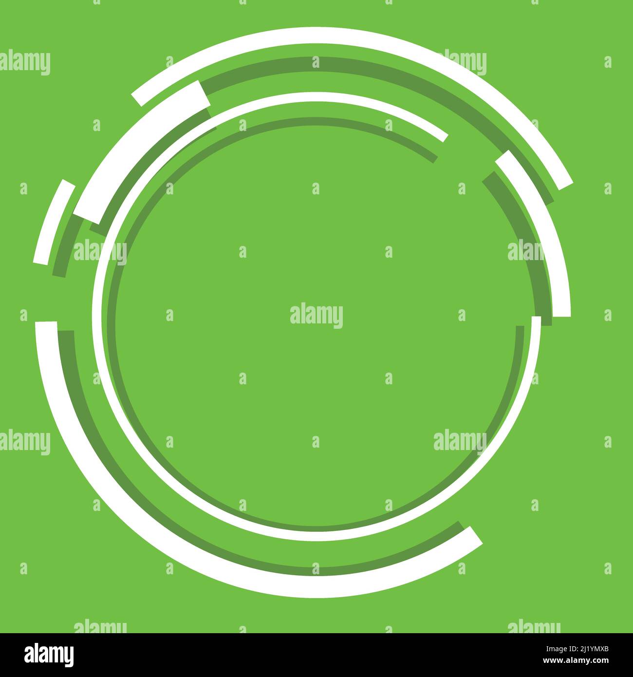 Rotating geometric sci-fi GUI UI hud circle, circular icon, element ...