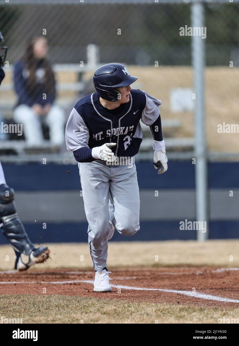 Baseball action with Mount Spokane vs Lake City in Coeur d'Alene, Idaho ...