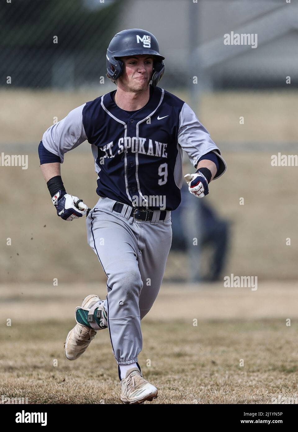 Baseball action with Mount Spokane vs Lake City in Coeur d'Alene, Idaho ...