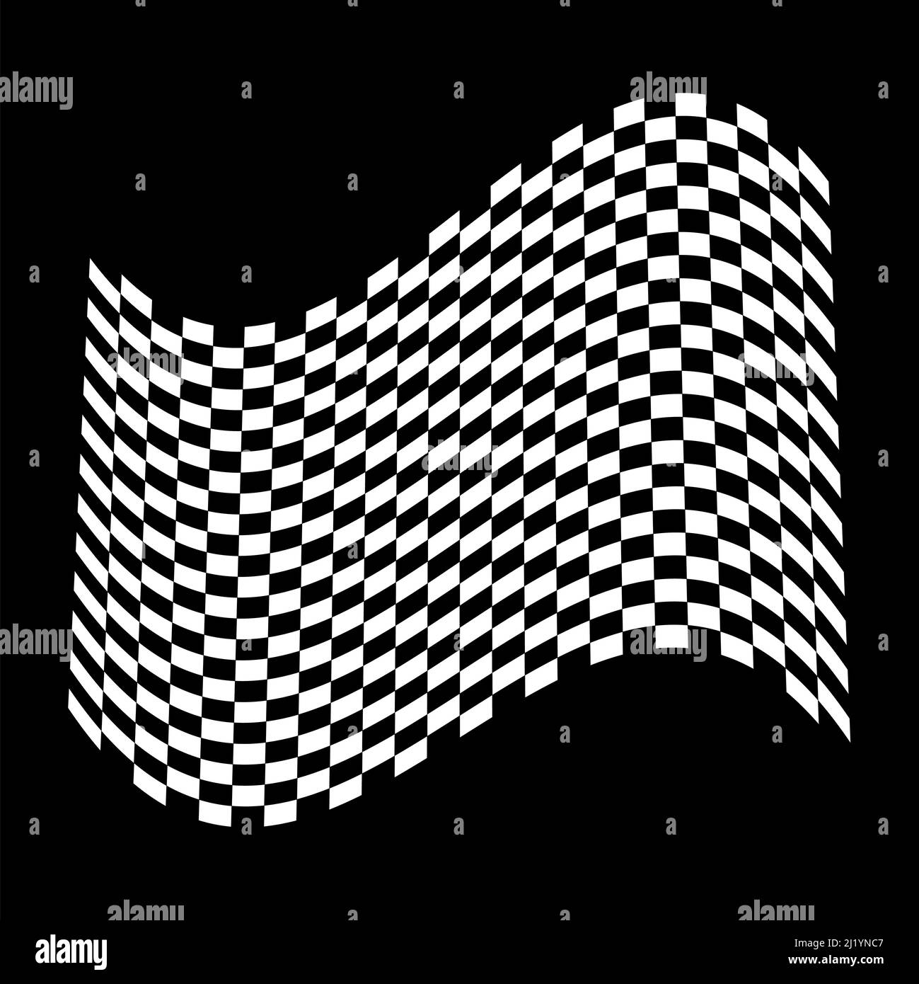 Checkered, squared pattern element. Race, racing, finishing line flag ...