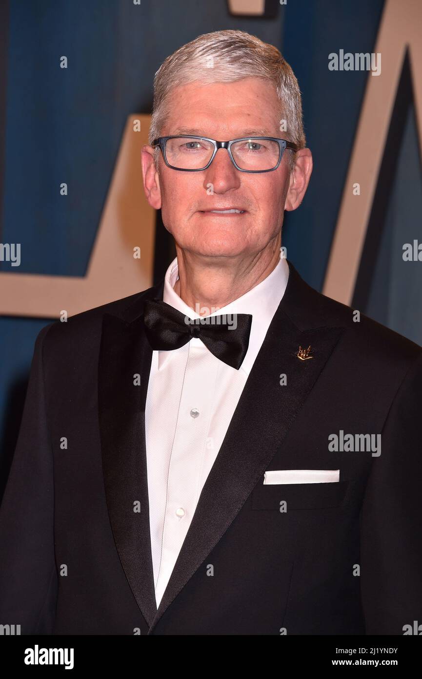 Beverly Hills, Ca. 27th Mar, 2022. Tim Cook at the 2022 Vanity Fair ...