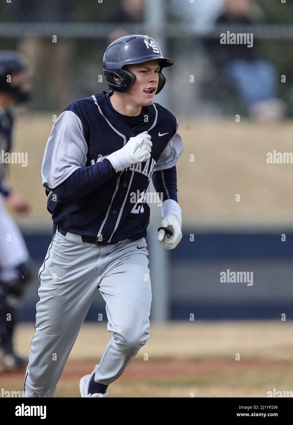 Baseball action with Mount Spokane vs Lake City in Coeur d'Alene, Idaho ...