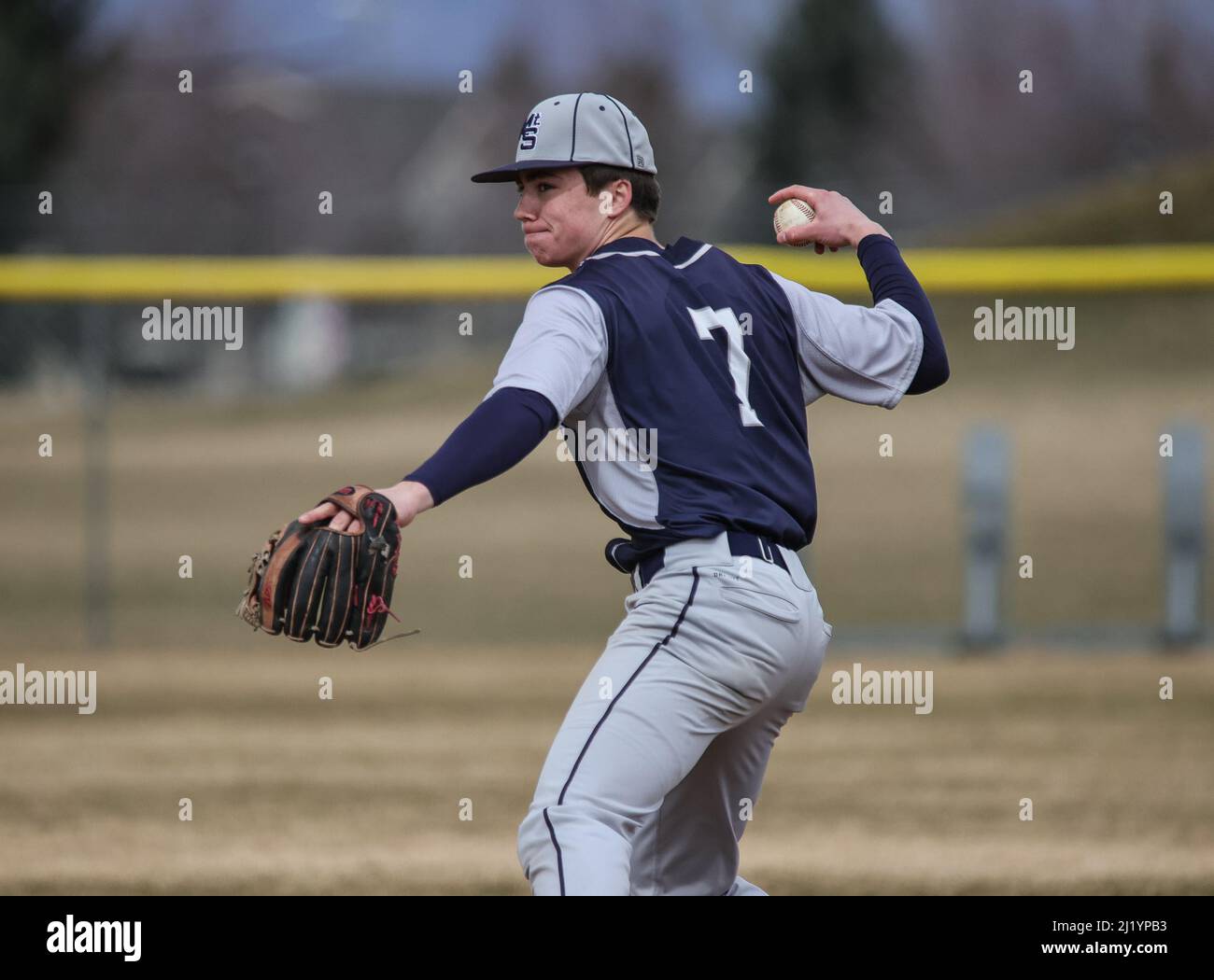 Baseball action with Mount Spokane vs Lake City in Coeur d'Alene, Idaho ...