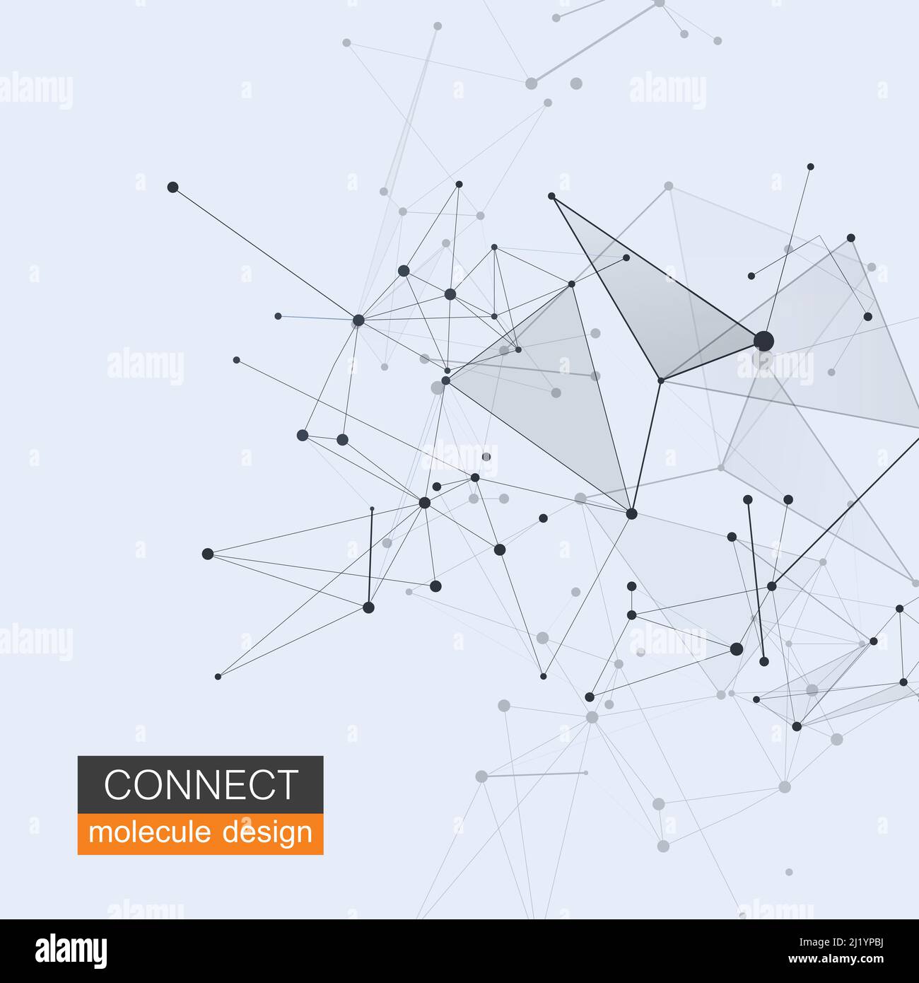 Polygonal background and technology design for your creative concept ...