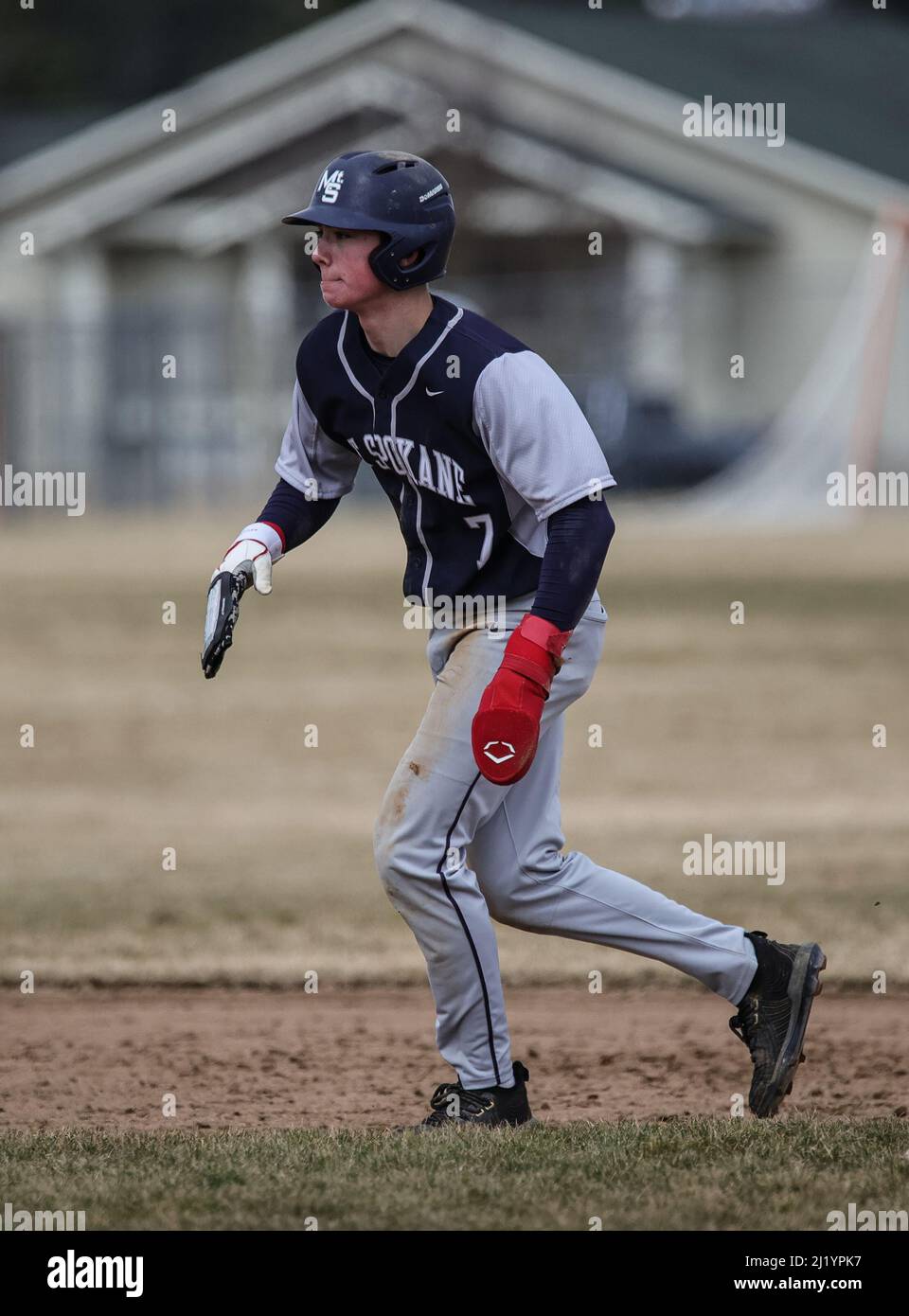 Baseball action with Mount Spokane vs Lake City in Coeur d'Alene, Idaho ...