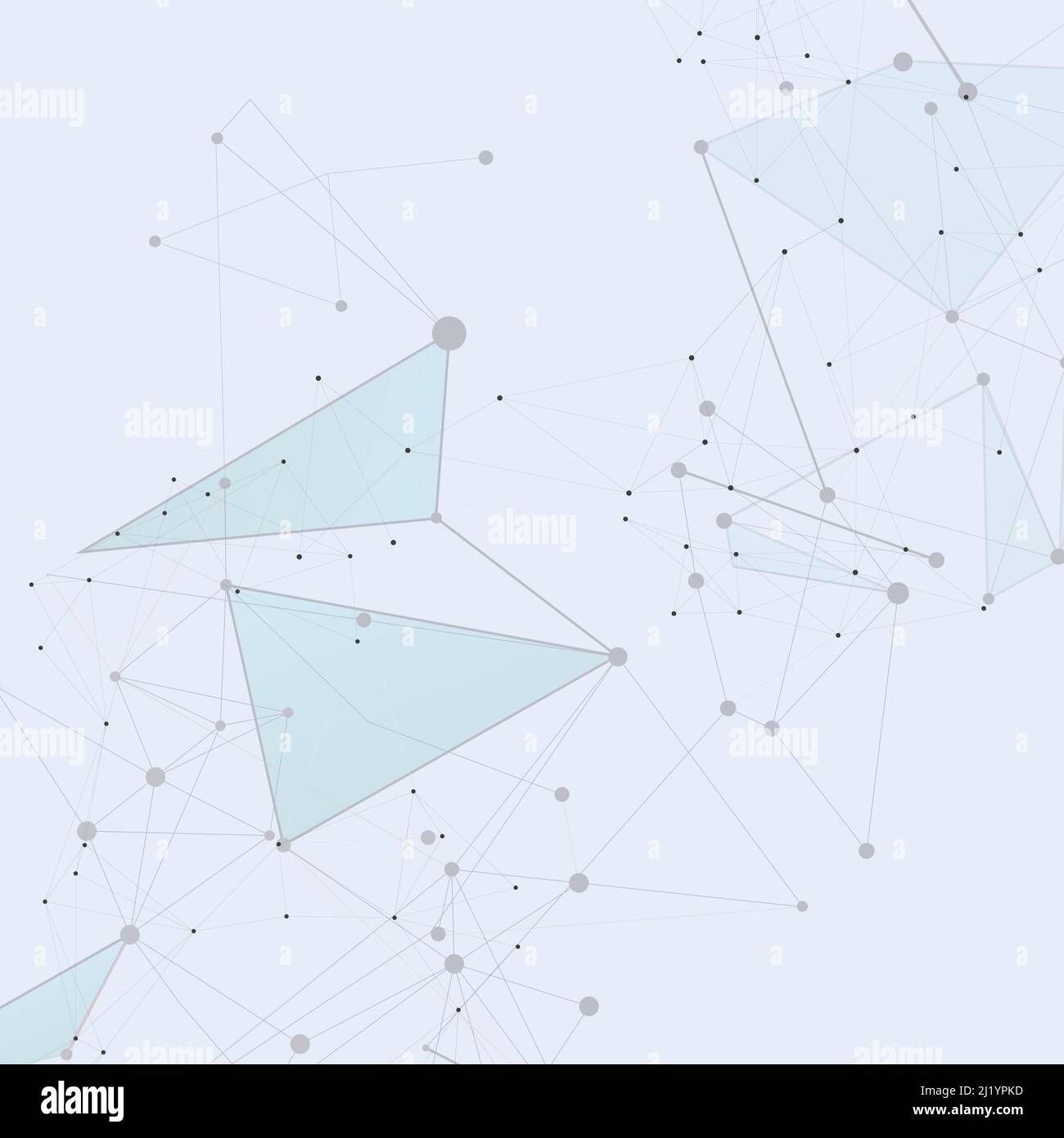Abstract Polygonal Technology Background With Connecting Dots And Lines Stock Vector Image And Art