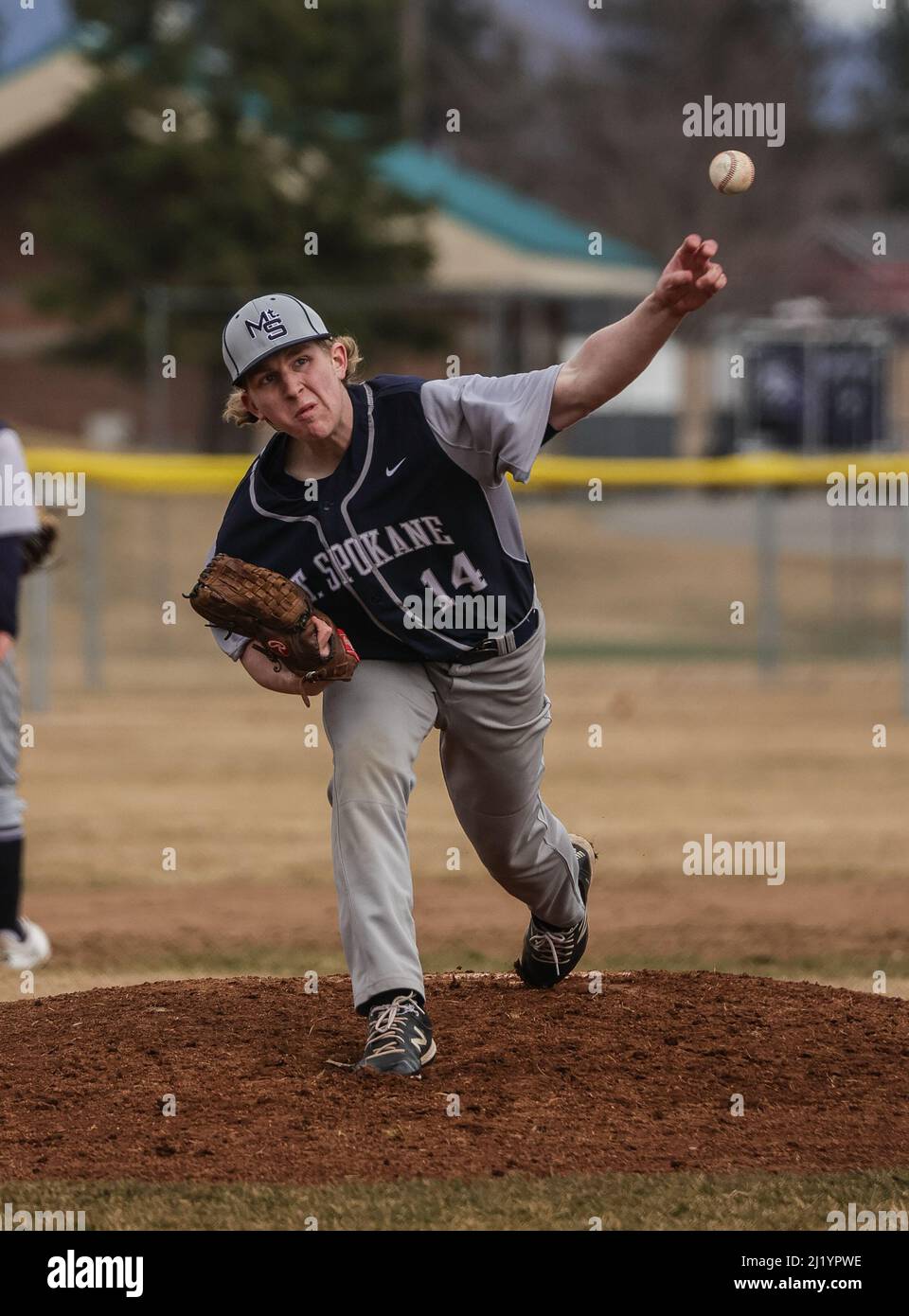 Baseball action with Mount Spokane vs Lake City in Coeur d'Alene, Idaho ...