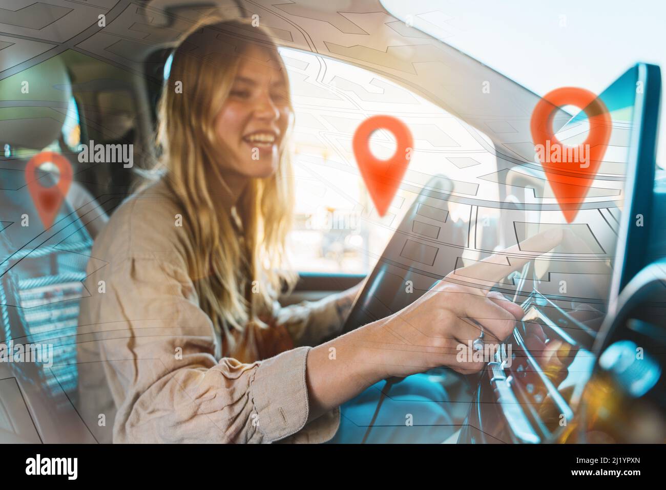 Car mapping hi-res stock photography and images - Alamy
