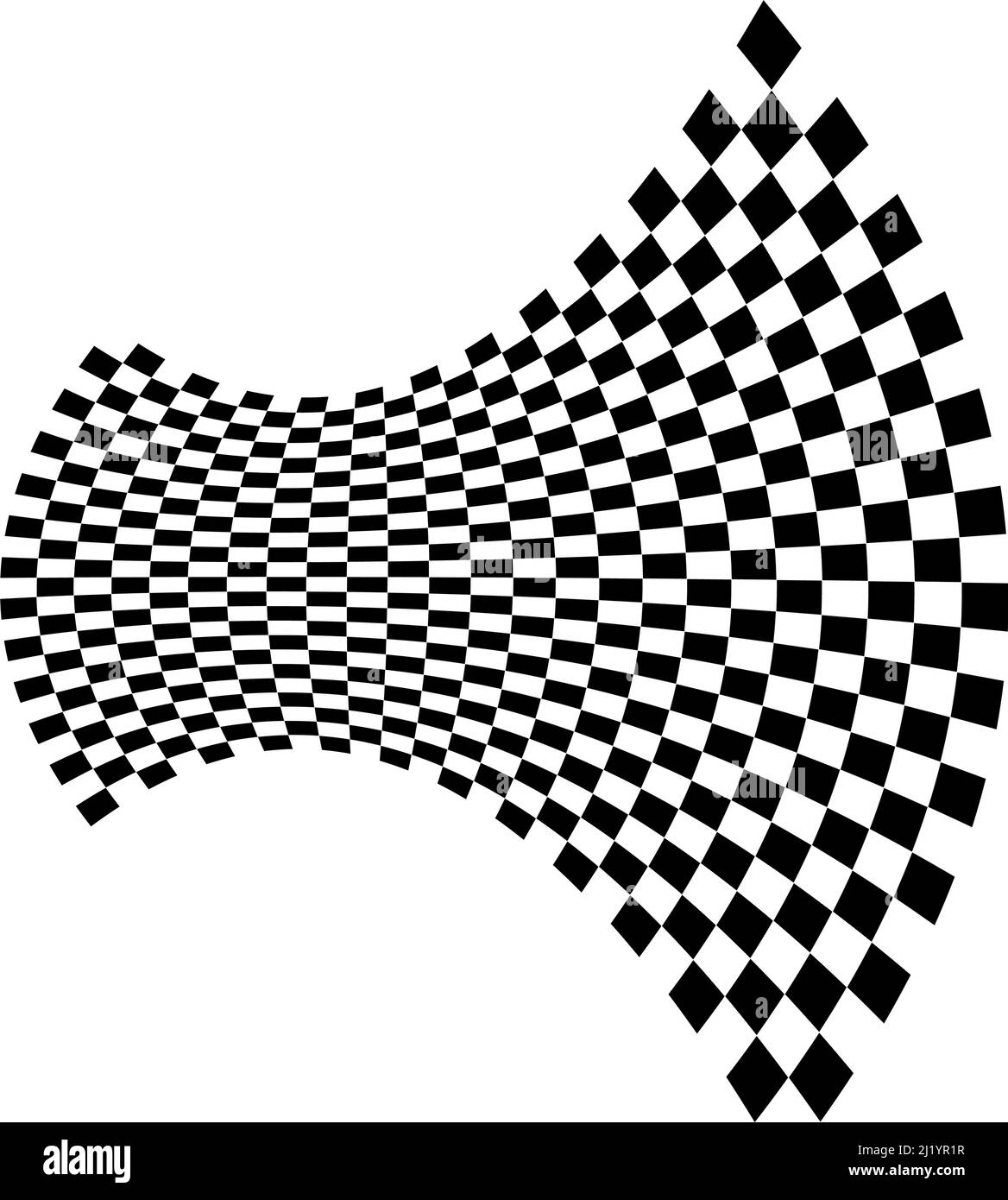 Checkered, squared pattern element. Race, racing, finishing line flag ...