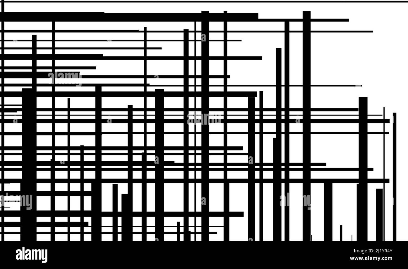 Abstract chaotic, random mesh, grid. Trellis, lattice, grating - stock ...