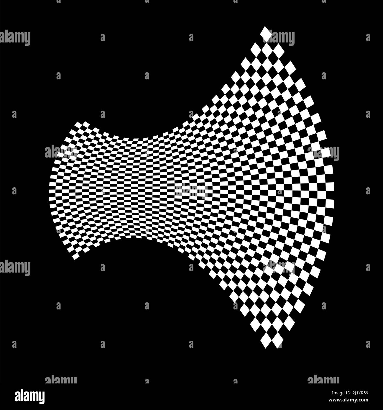 Checkered, squared pattern element. Race, racing, finishing line flag ...