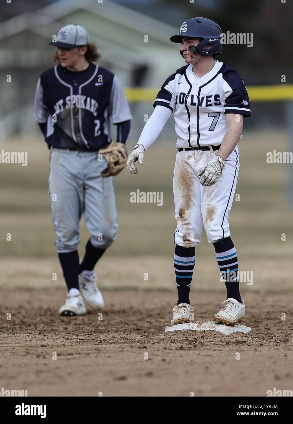 Baseball action with Mount Spokane vs Lake City in Coeur d'Alene, Idaho ...
