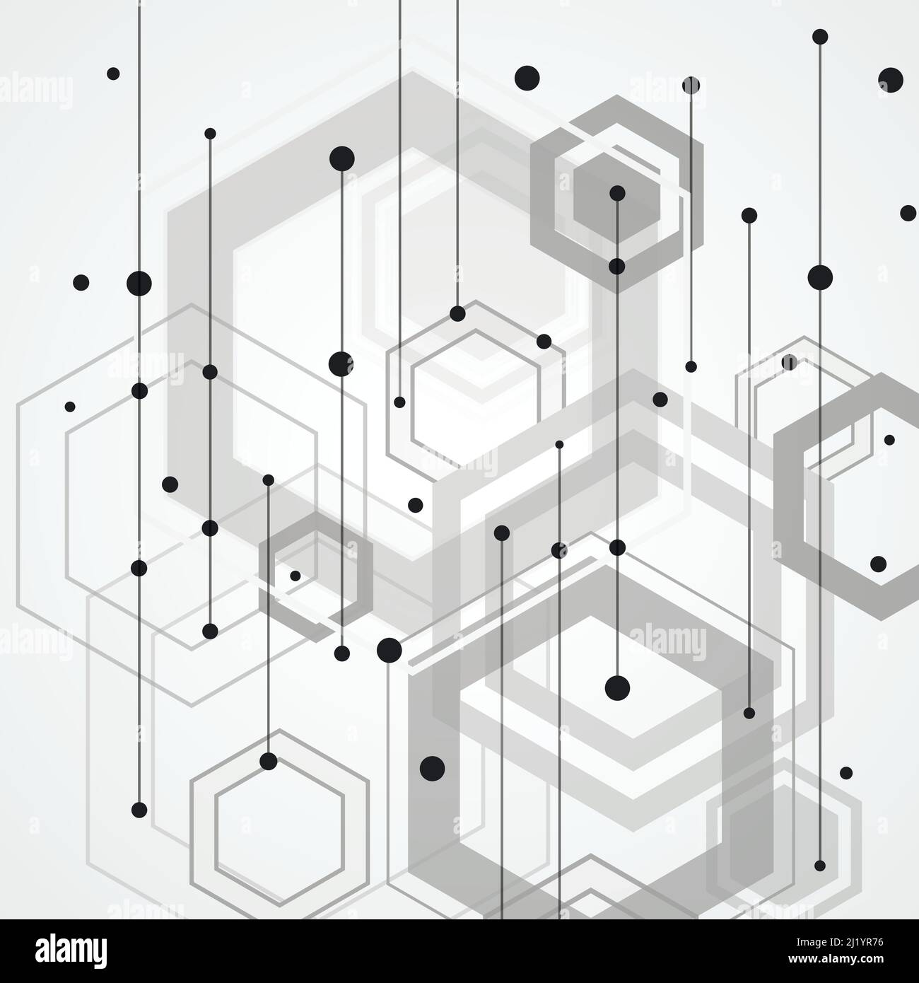 Hexagonal molecule dna molecular structure hi-res stock photography and ...