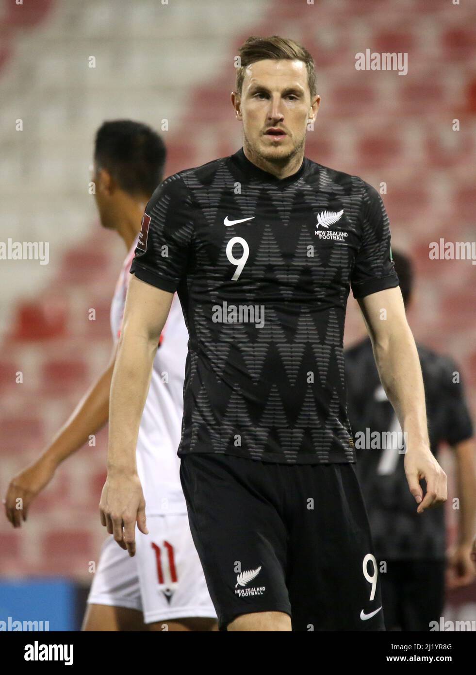 DOHA, QATAR - MARCH 27: Chris Wood of New Zealand in action ,during the ...