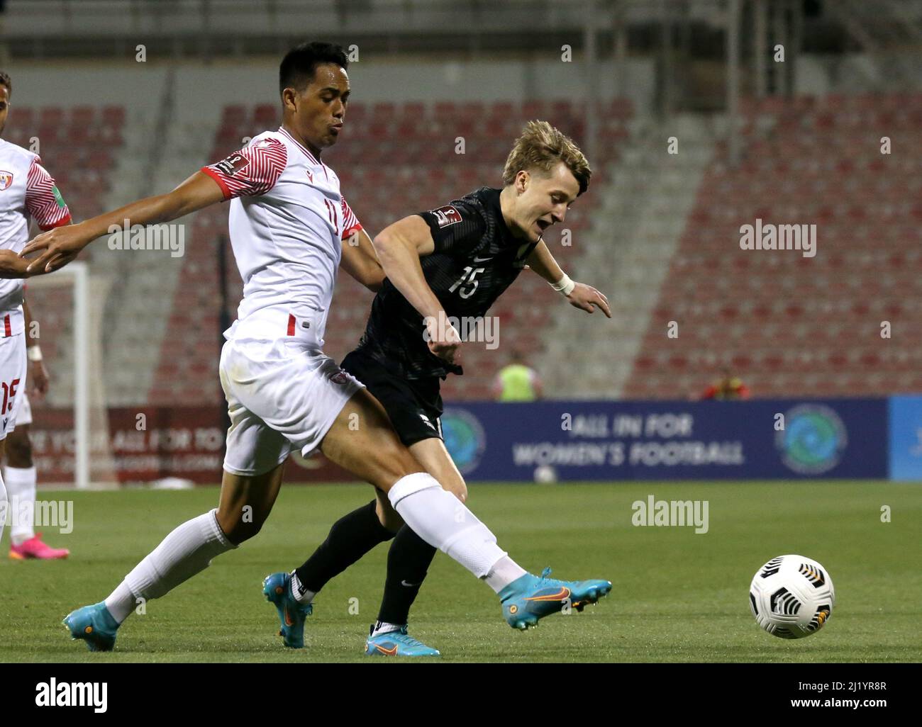 DOHA, QATAR - MARCH 27: Alex Greive of New Zealand competes for the ...