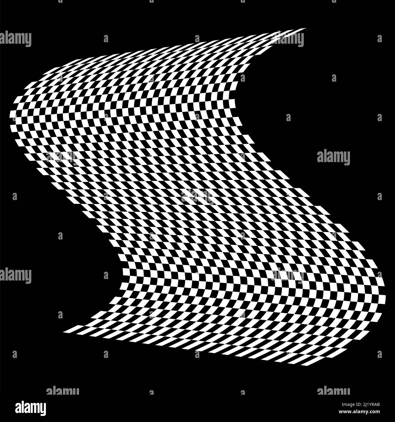 Checkered, squared pattern element. Race, racing, finishing line flag ...