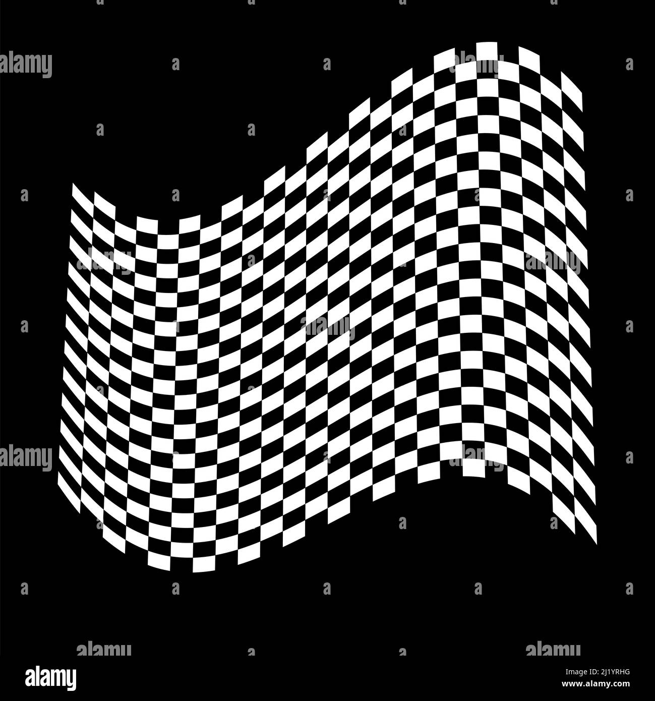 Checkered, squared pattern element. Race, racing, finishing line flag ...