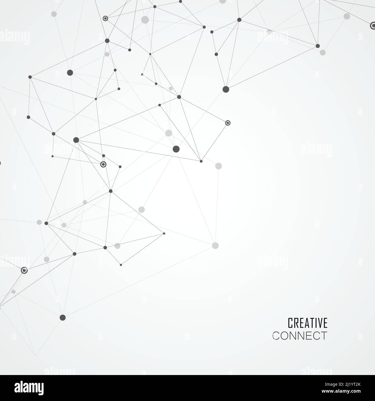 Abstract connect dots and lines Stock Vector Image & Art - Alamy