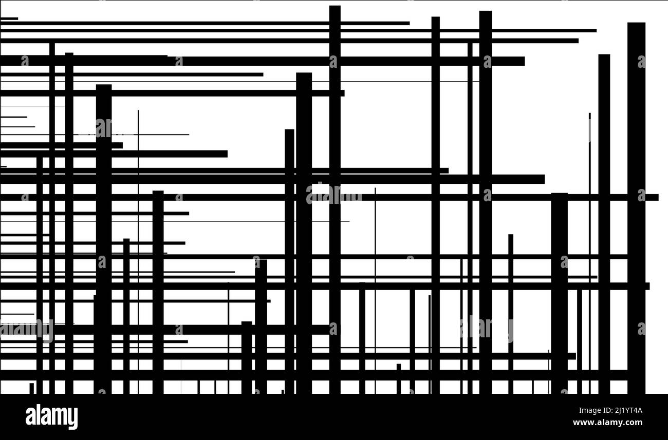 Abstract chaotic, random mesh, grid. Trellis, lattice, grating - stock ...