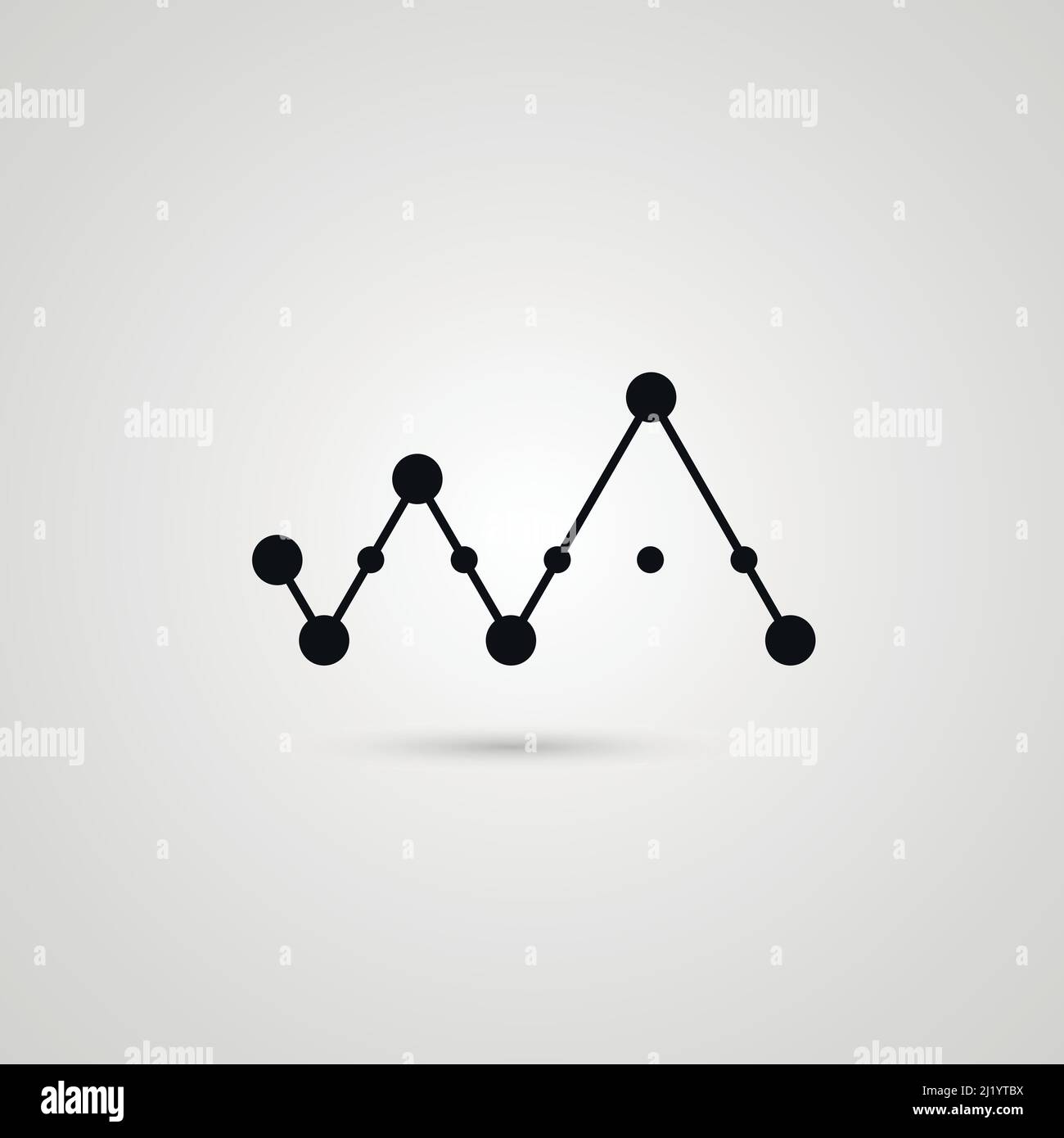 Connect abstract vector zig zag design icon Stock Vector Image & Art ...