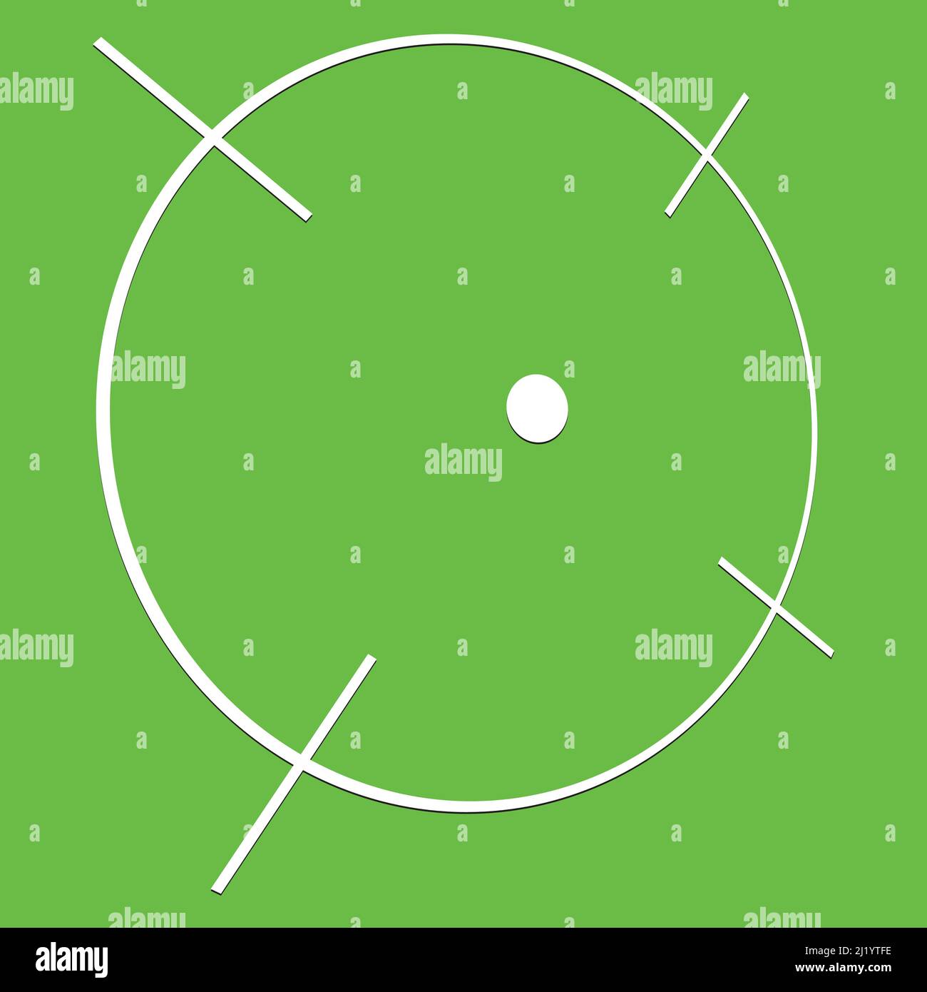 Crosshair, target, aim mark, icon. Reticle symbol for bullseye ...