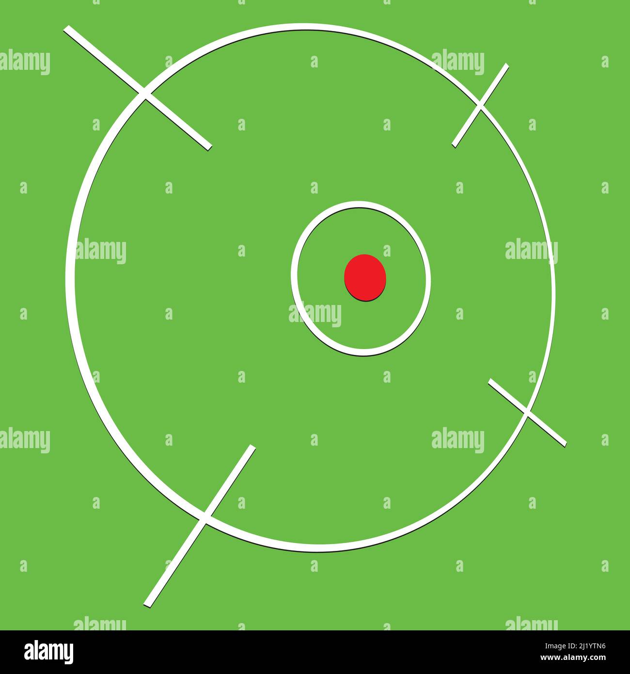 Crosshair, target, aim mark, icon. Reticle symbol for bullseye ...