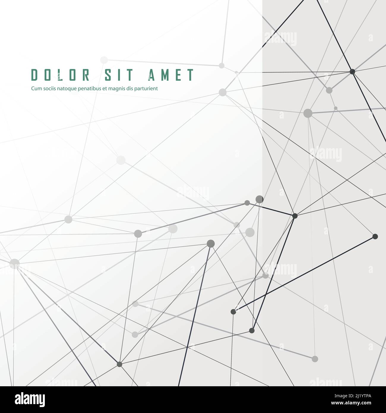 Vector abstract connection structure with points and lines Stock Vector ...