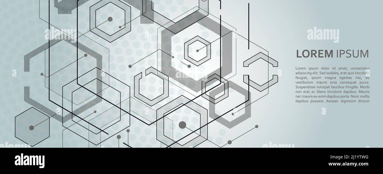 Abstract geometric background with gexagon shapes Stock Vector Image ...