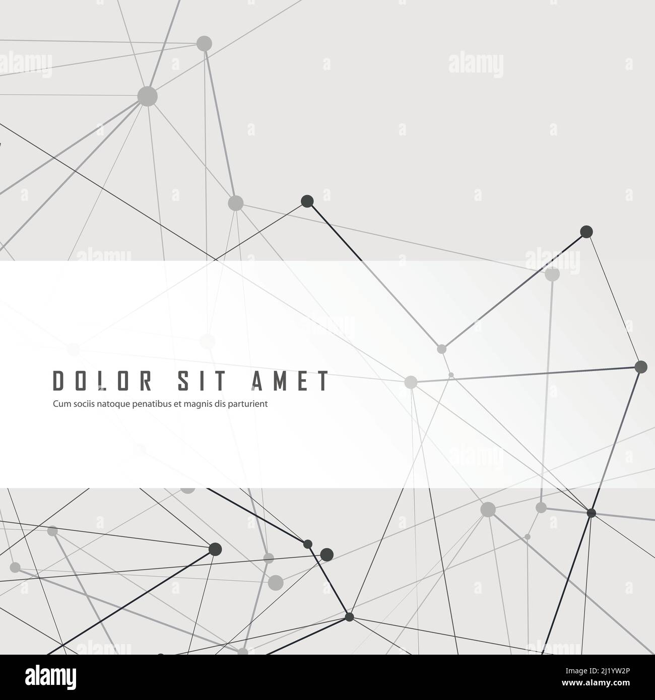 Abstract creative structure with connecting dots and lines Stock Vector ...