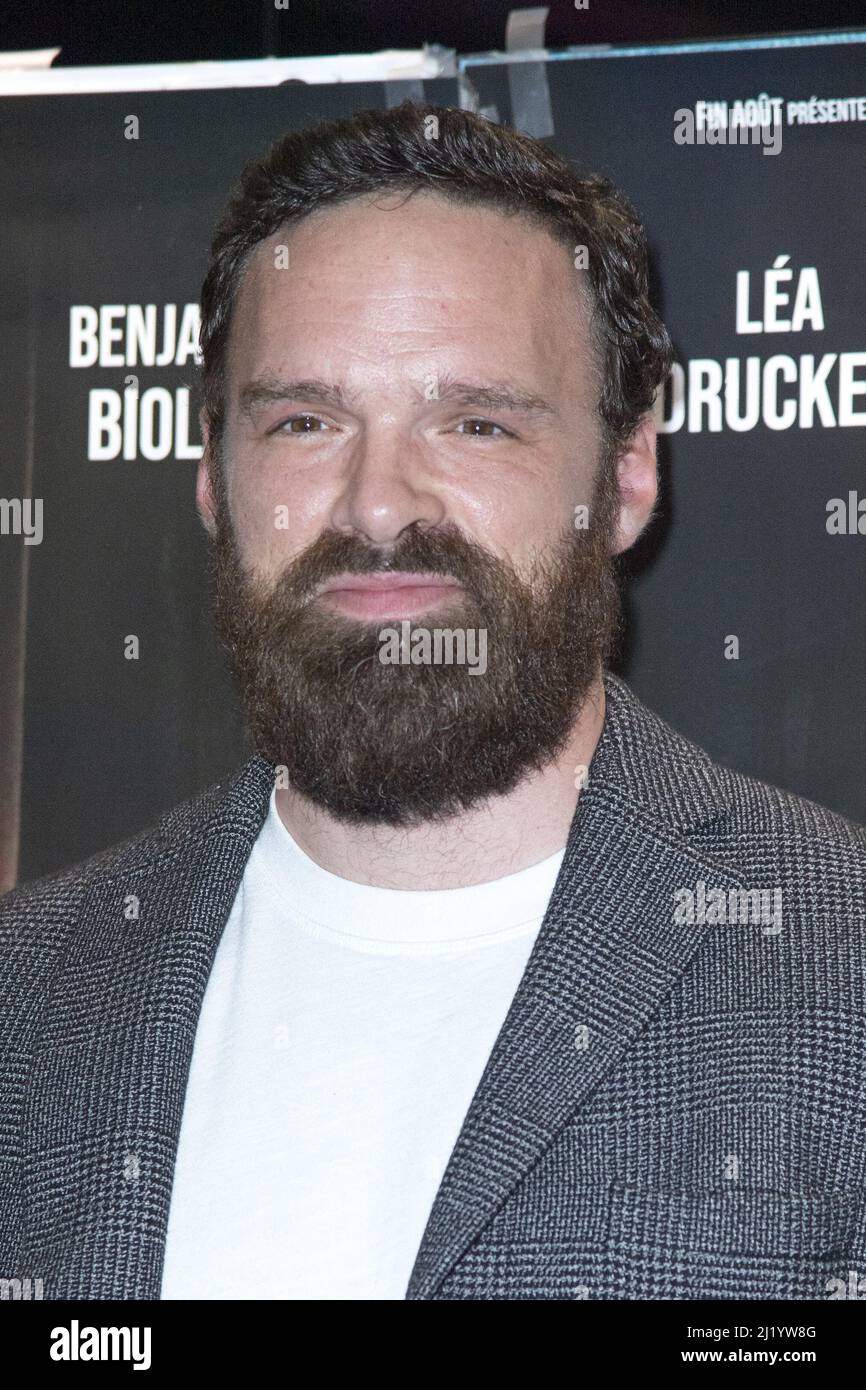 Alban Lenoir attending the Le Monde D'Hier Premiere at the UGC Cine ...