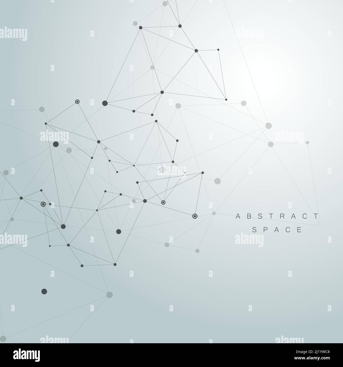 Connection structure and network abstract background Stock Vector Image ...