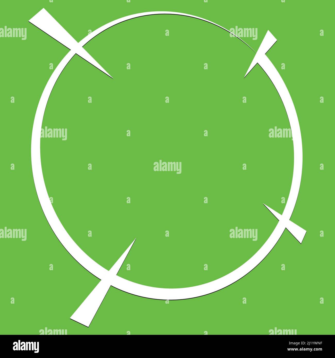 Crosshair, target, aim mark, icon. Reticle symbol for bullseye ...
