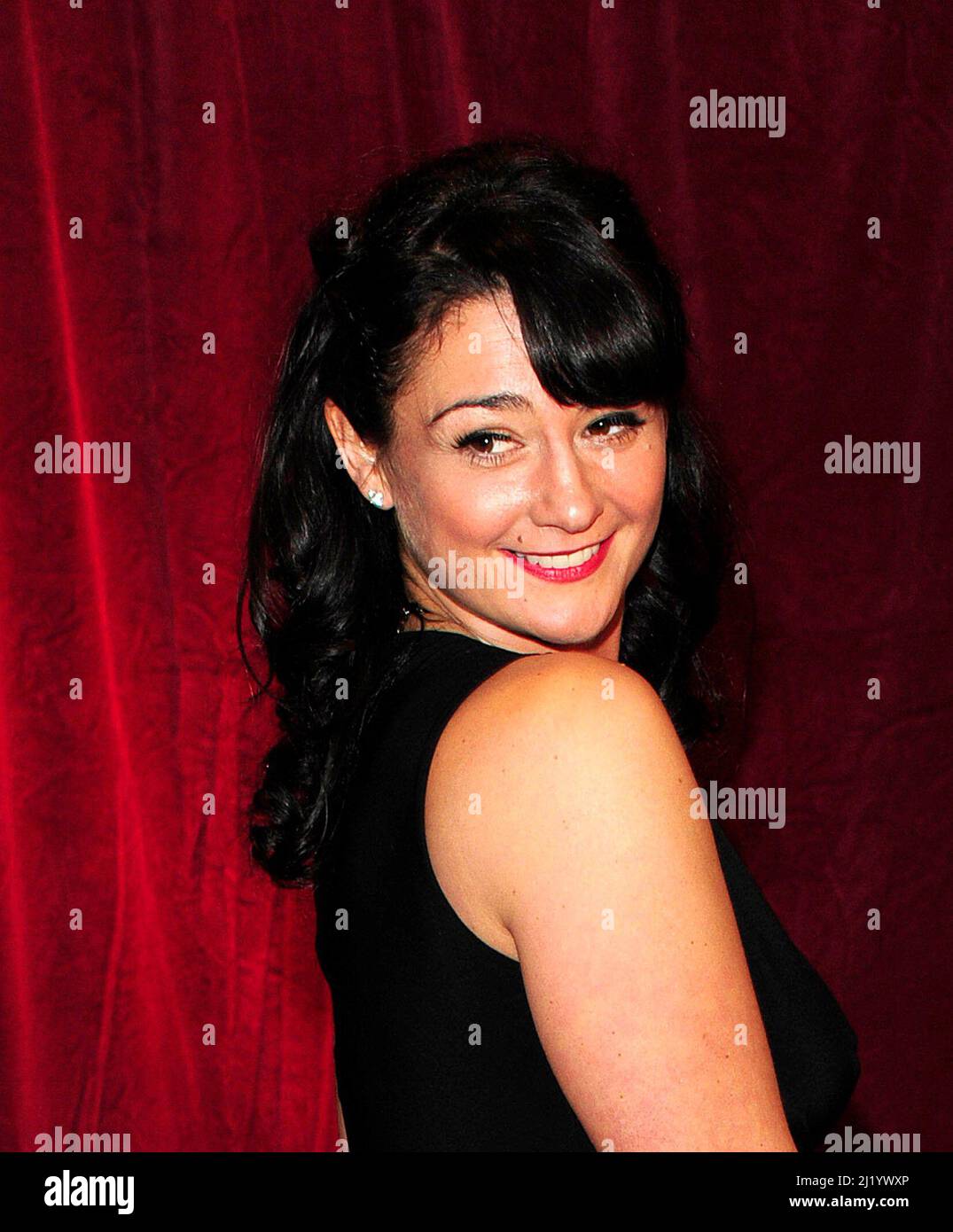 London, UK. Natalie J Robb at the British Soap Awards 2012 held at the ITV Studios, South Bank ...