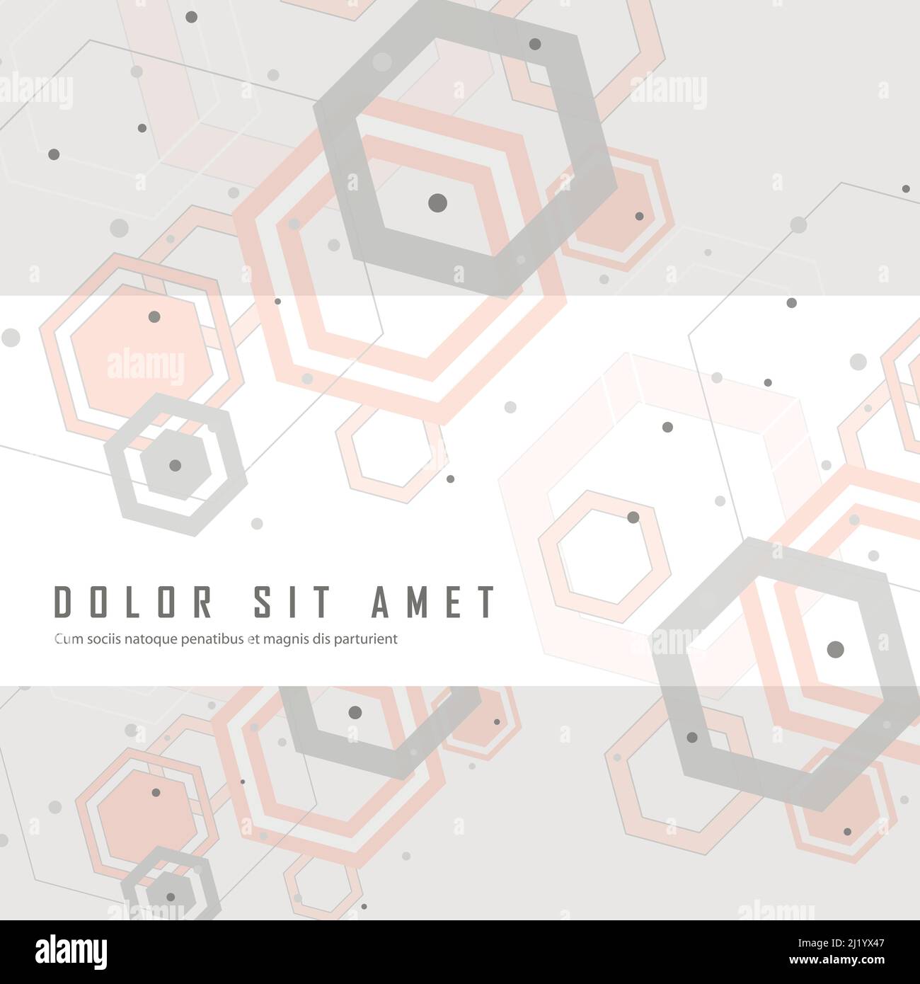 Structure vector pattern with connected hexagons Stock Vector Image ...