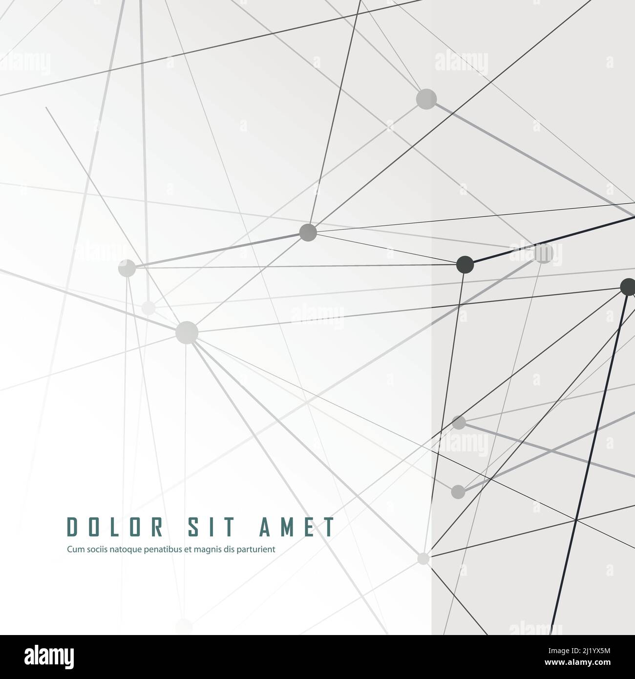 Global abstract polygonal network connections vector illustration Stock ...