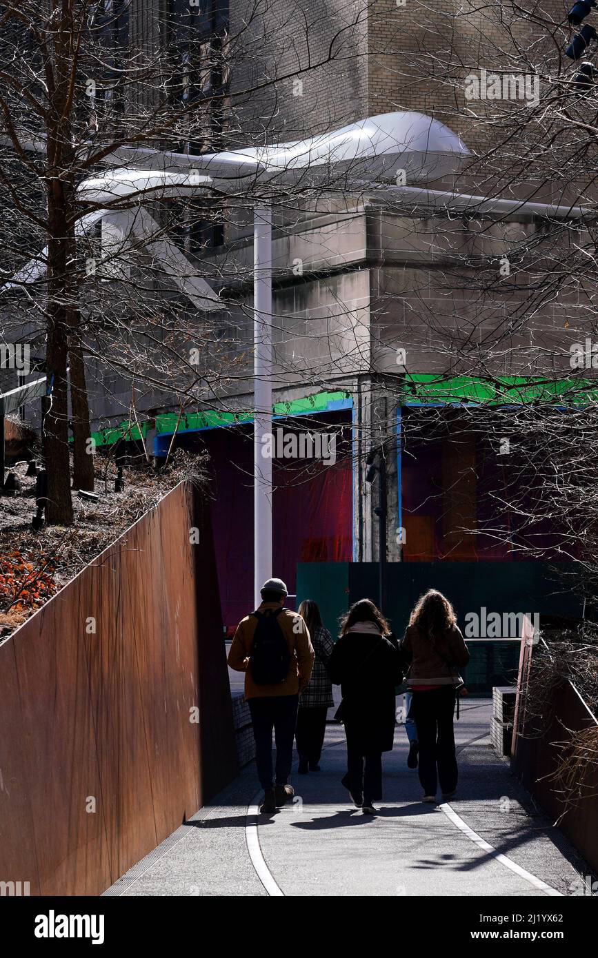 Untitled (Drone), a large-scale fiberglass sculpture of an abstract ...