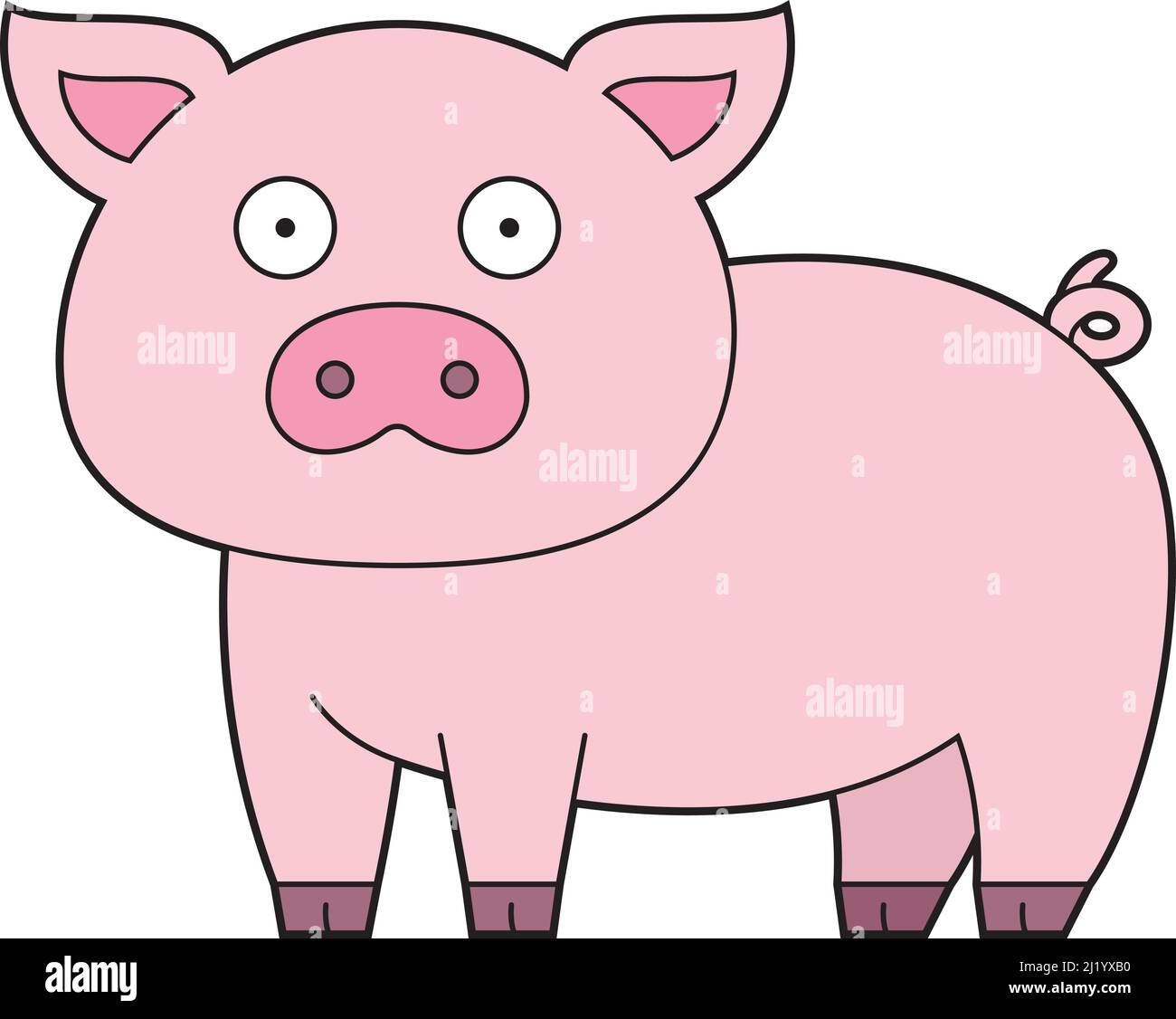 Cartoon pig collection Cut Out Stock Images & Pictures - Alamy