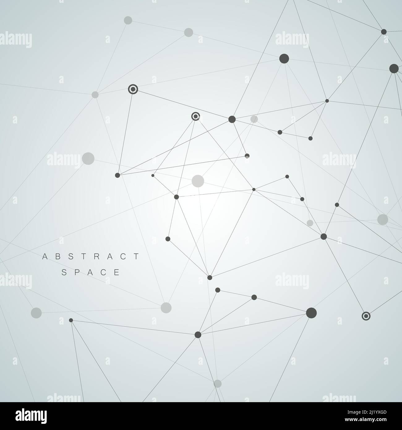 Connection Structure And Network Abstract Background Stock Vector Image