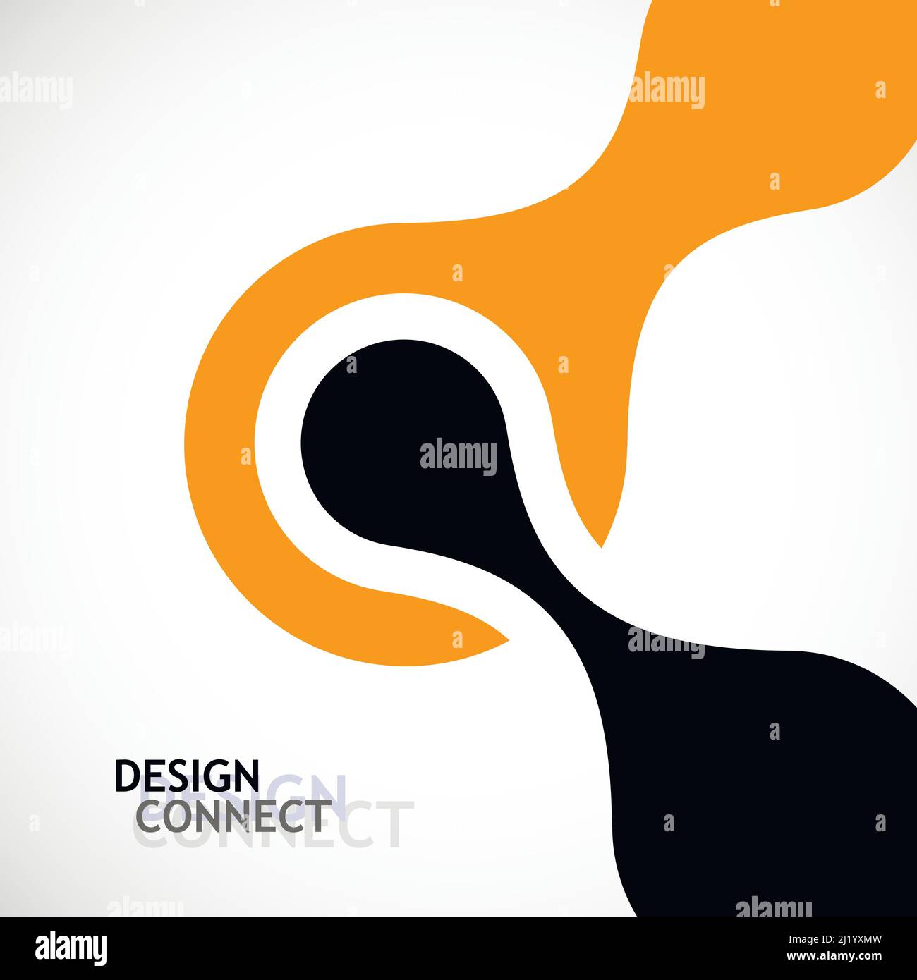 Two large vector interconnected molecules Stock Vector Image & Art - Alamy