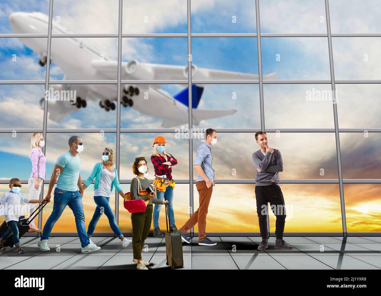 Social distancing, distance away from each other to prevent covid19 ...